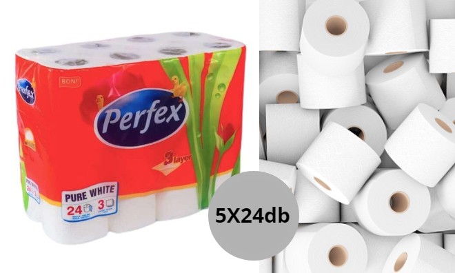 5x24db 3 r. PERFEX WC-papír - 9 890 Ft - Gruppi.hu