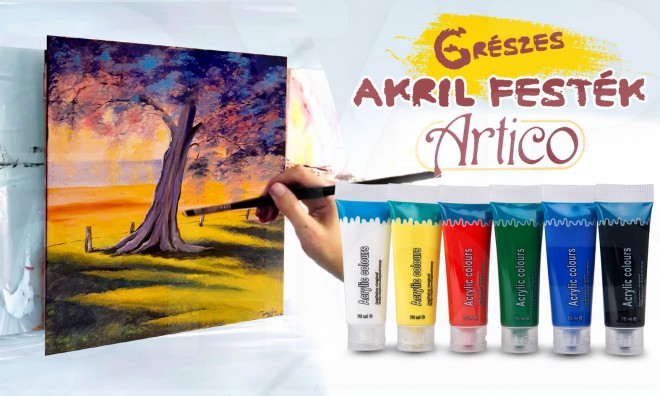 Artico 6db akril festék szett - 2 290 Ft - Gruppi.hu